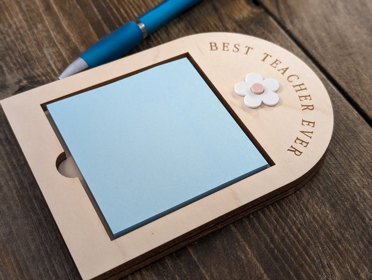 Teacher Appreciation Gift Post-It Holder – Foxwood Gifts