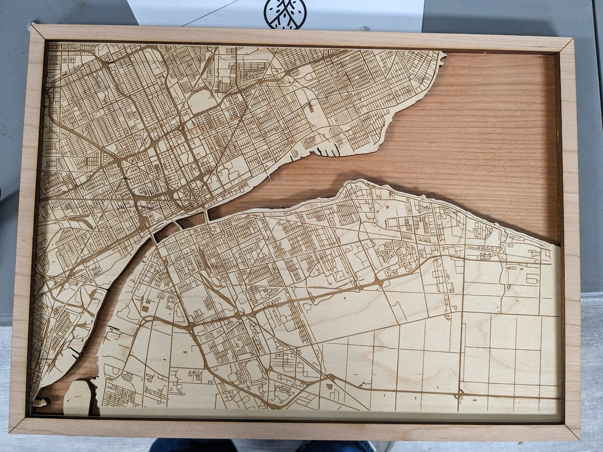 Custom Map for Adriana – Foxwood Gifts